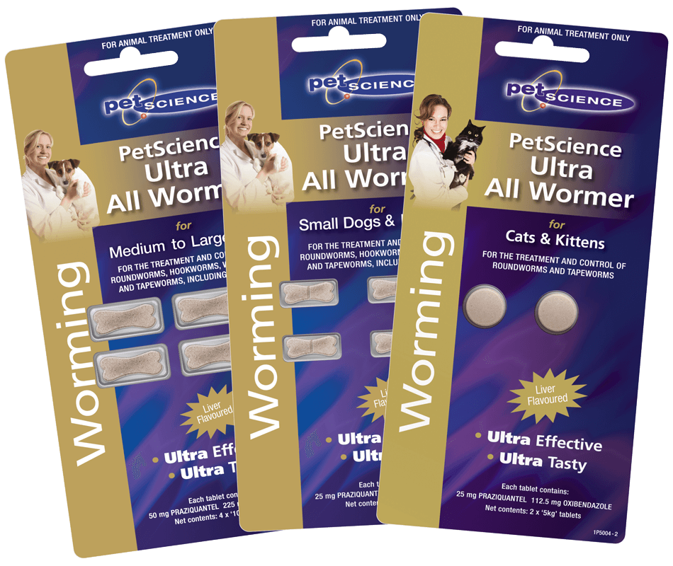 PetScience Flea & Worm Treatments For Cats and Dogs